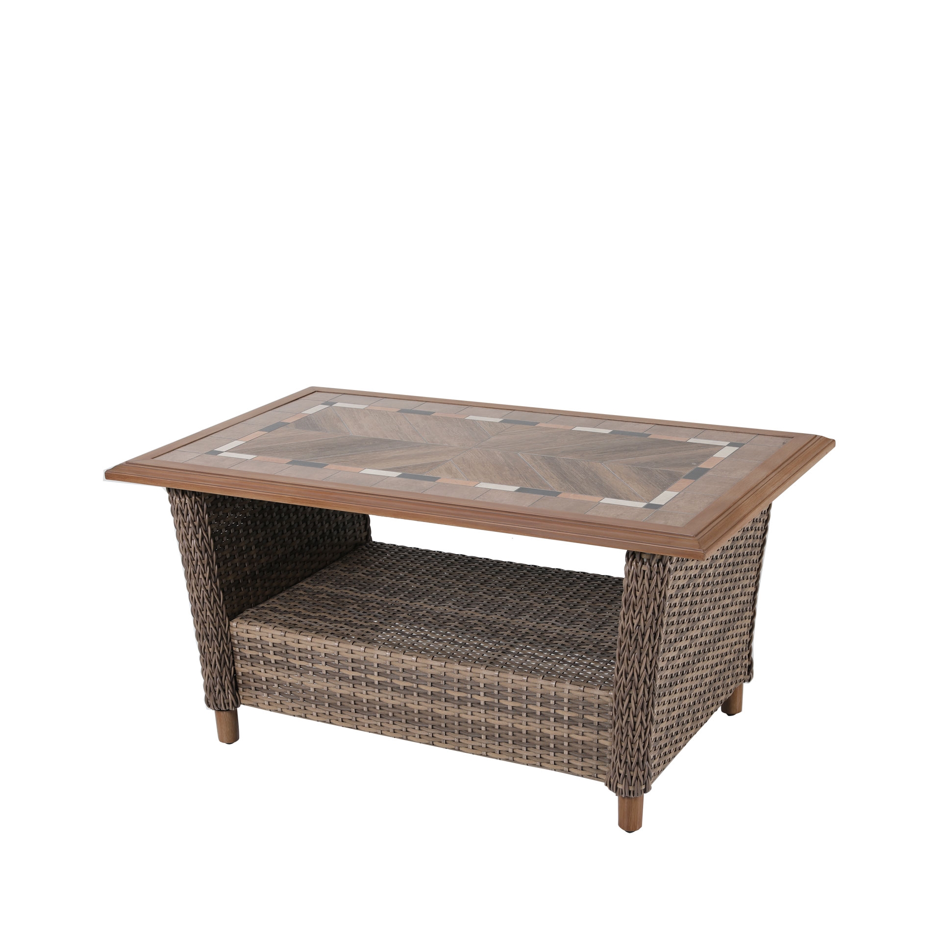Nuu Garden Mitchell Wicker Coffee Table - Nuu Garden